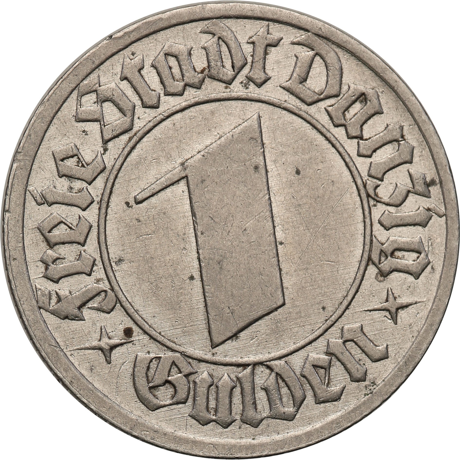 Wolne Miasto Gdańsk Danzig 1 Gulden 1932 st.3+ | archiwum.niemczyk.pl