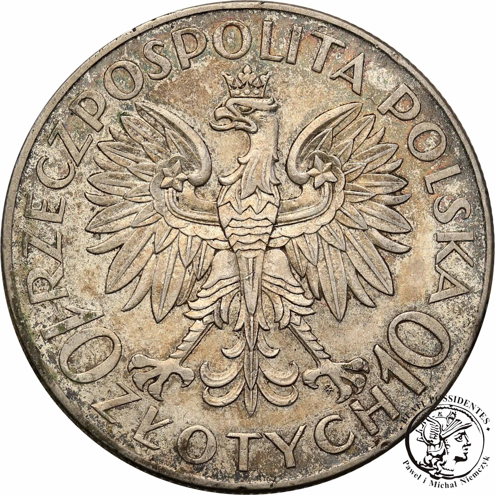 10 złotych 1933 Traugutt st.2 PIĘKNY | archiwum.niemczyk.pl