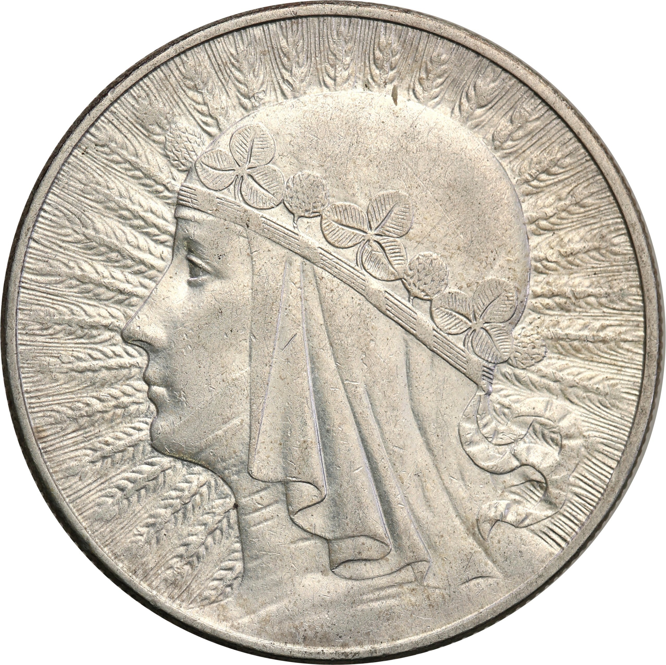 Polska II RP 10 złotych 1933 głowa kobiety st. 2 | archiwum.niemczyk.pl