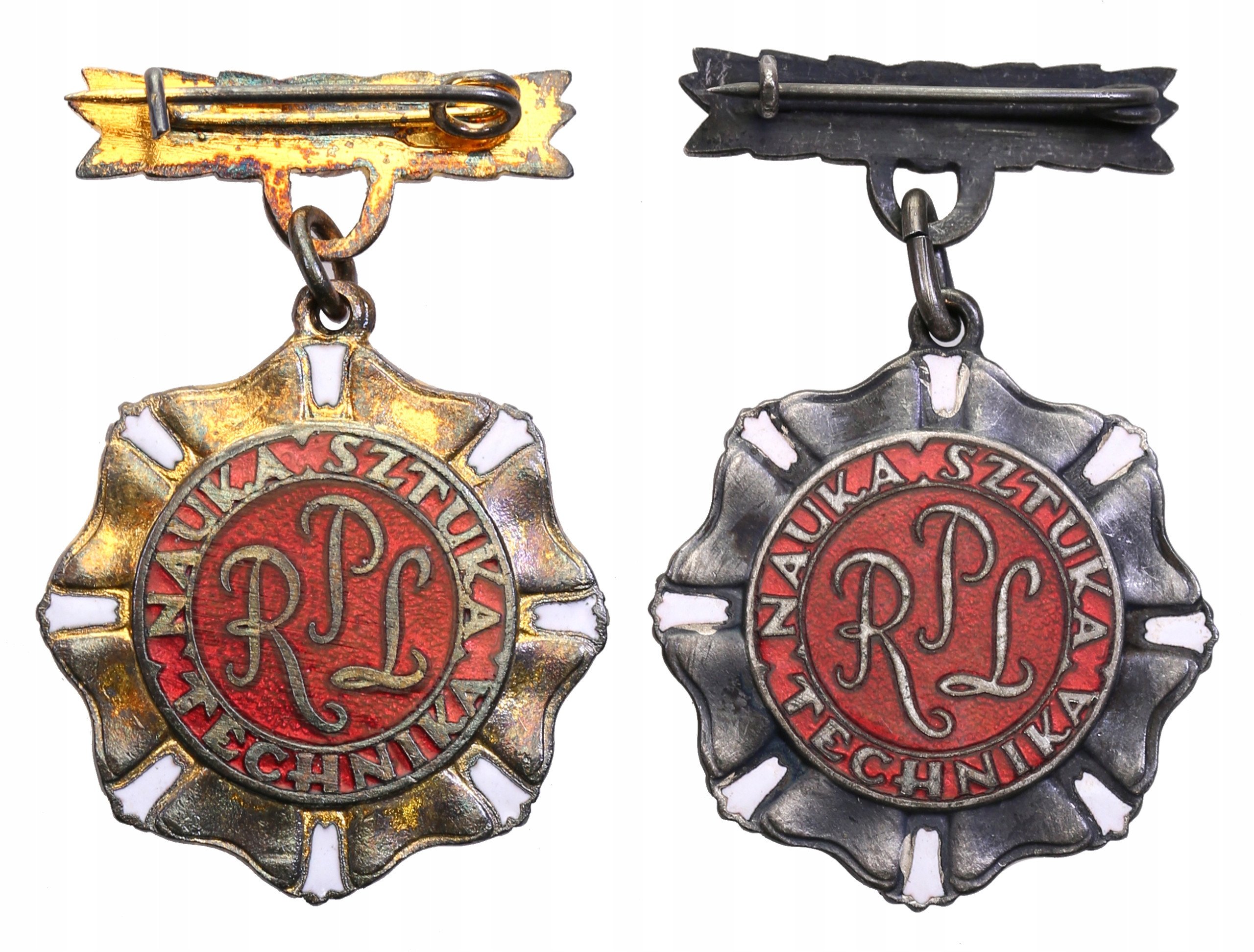 Polska PRL nagroda państwowa I + II stopnia 2 szt. | archiwum.niemczyk.pl