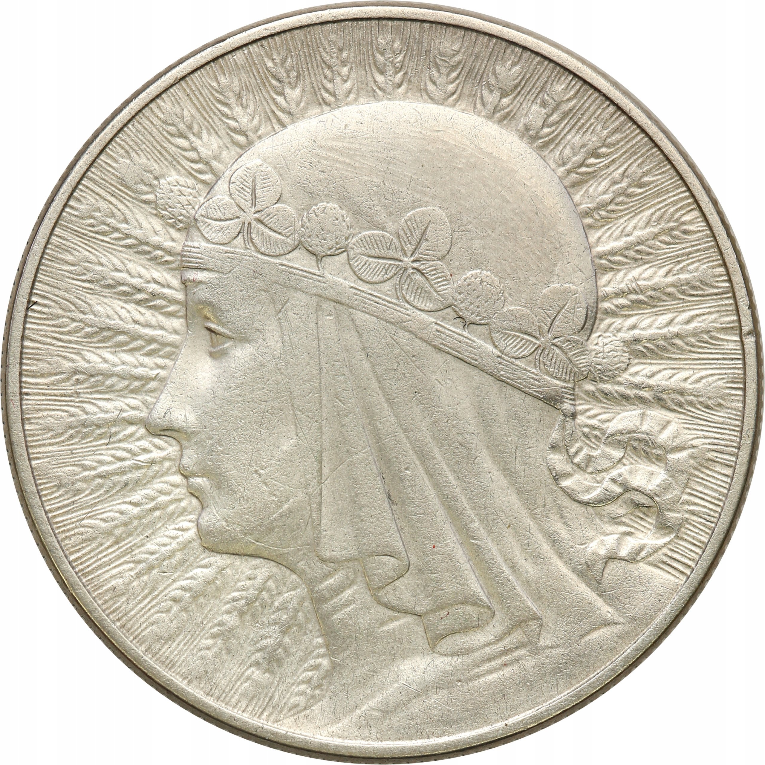 II RP. 10 złotych Głowa Kobiety 1933 | archiwum.niemczyk.pl