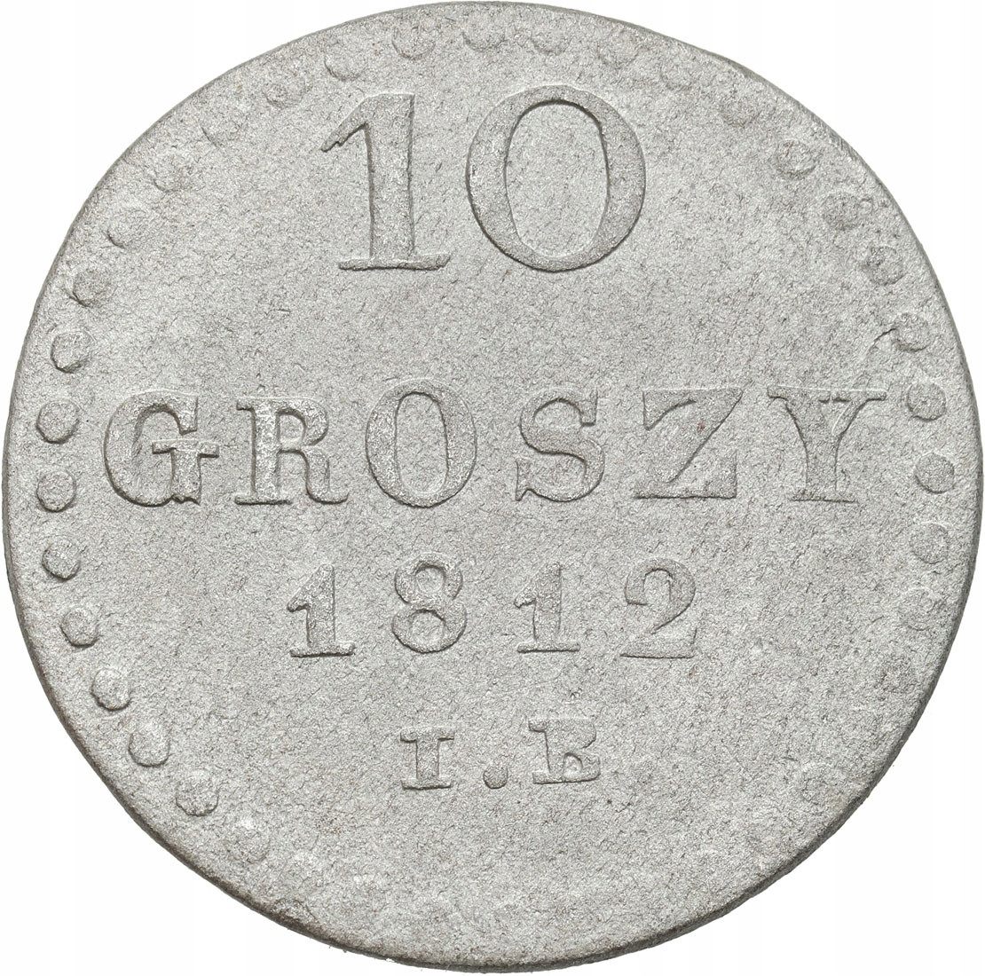 Księstwo Warszawskie. 10 groszy 1812 | archiwum.niemczyk.pl