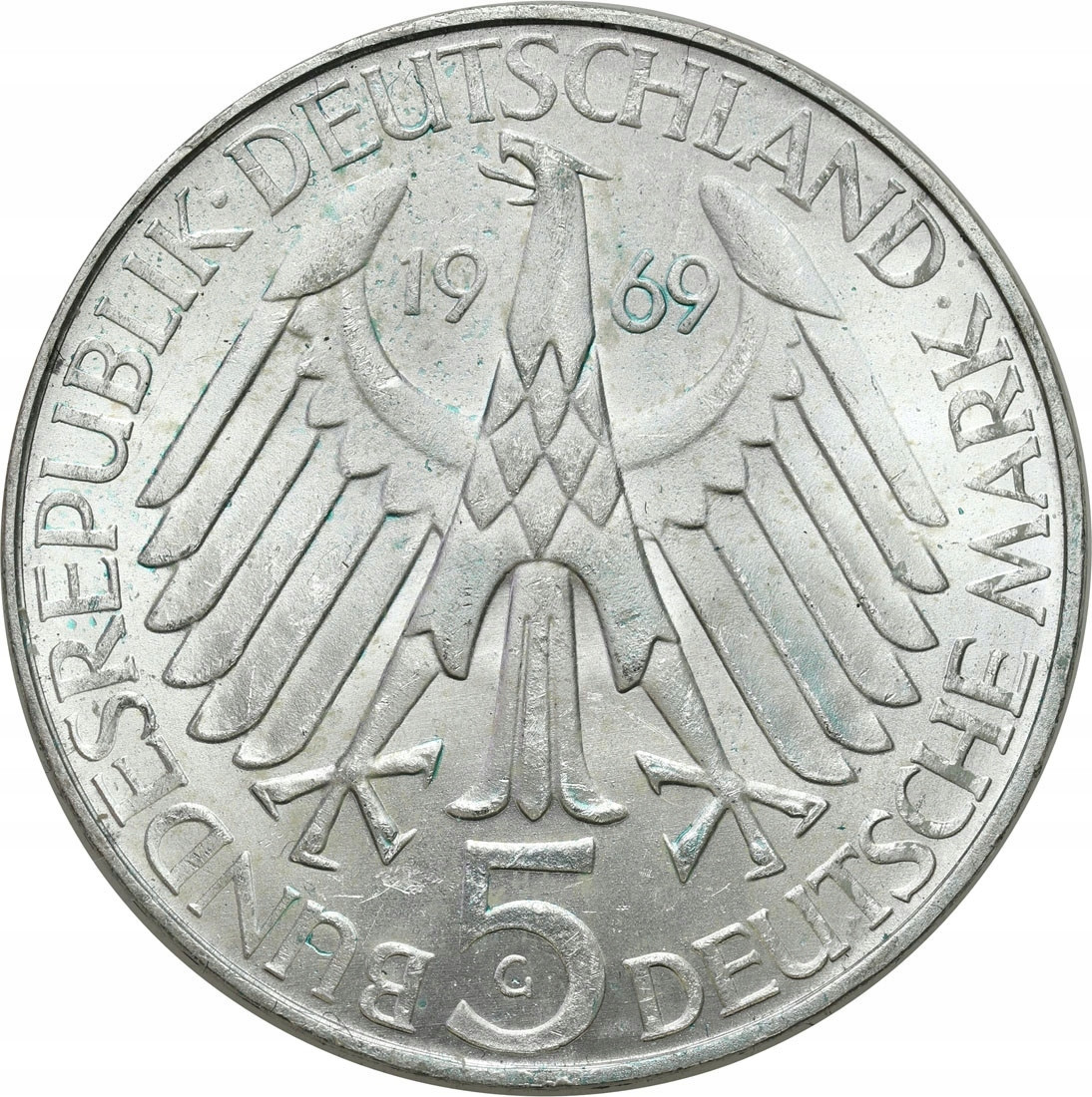 Niemcy RFN 5 marek 1969 G Theodor Fontane | archiwum.niemczyk.pl