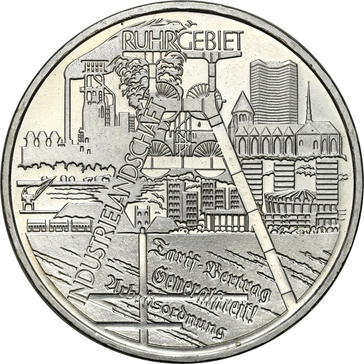 Niemcy. 10 Euro 2003 F Zagłębie Ruhry - SREBRO | archiwum.niemczyk.pl