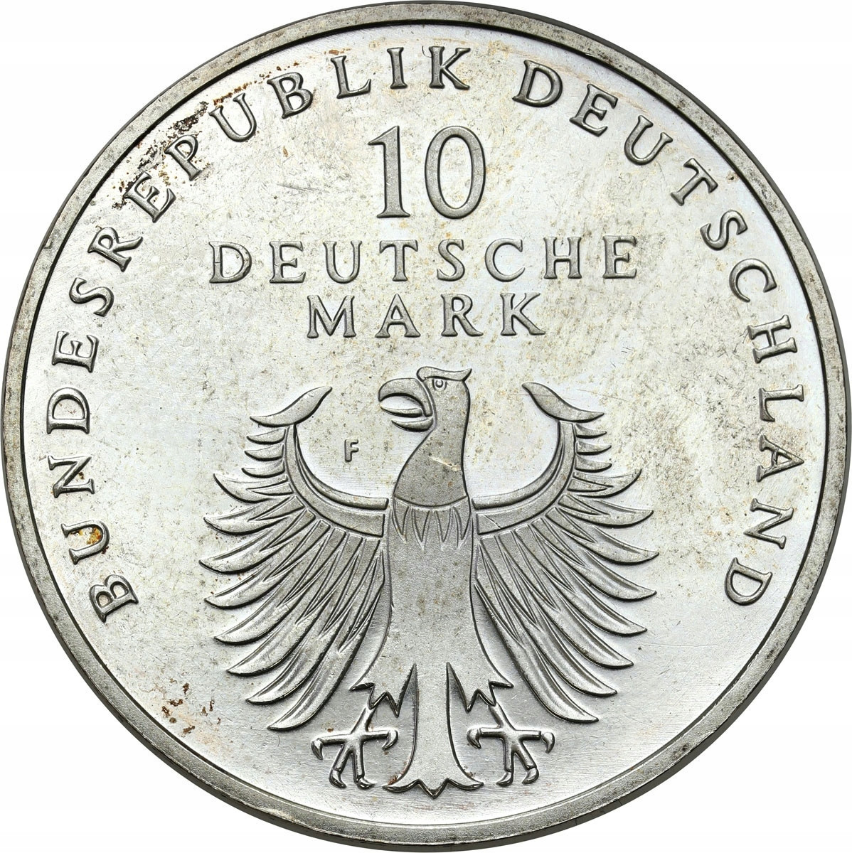 Niemcy. 10 marek 1998 F Marka Niemiecka – SREBRO | archiwum.niemczyk.pl