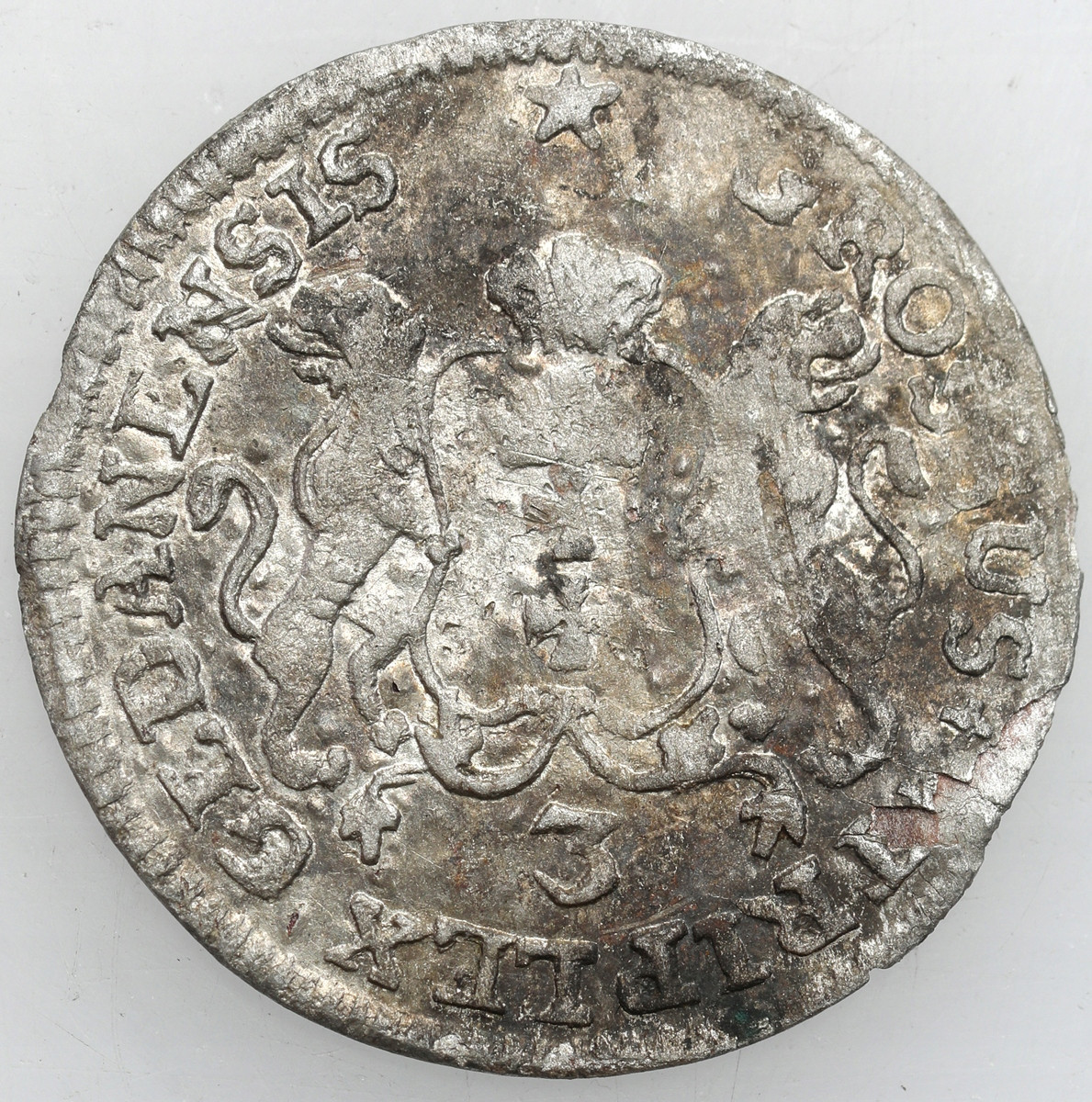August III Sas. Trojak (3 grosze) 1758 Gdańsk | archiwum.niemczyk.pl