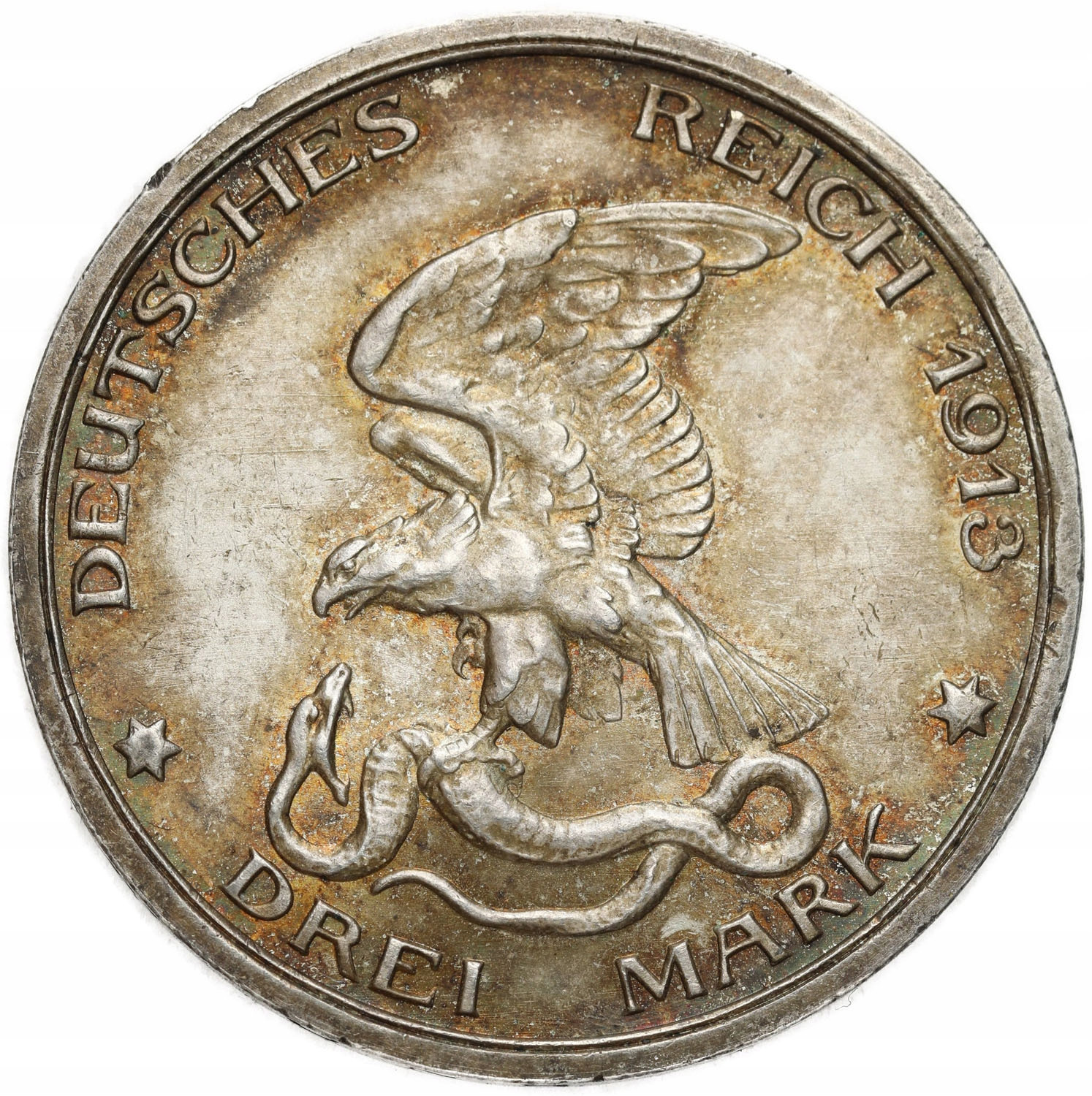 Niemcy, Prusy. 3 marki 1913, Berlin | archiwum.niemczyk.pl