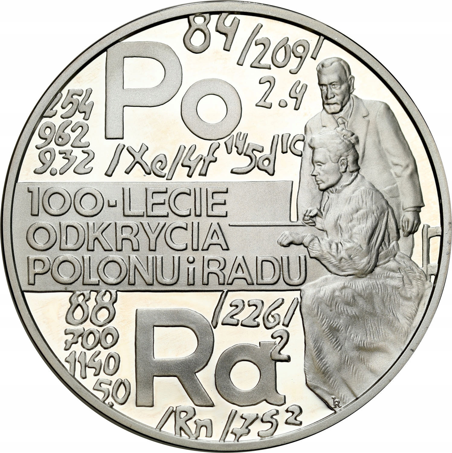 20 złotych 1998 Polon i Rad Skłodowska – SREBRO | archiwum.niemczyk.pl