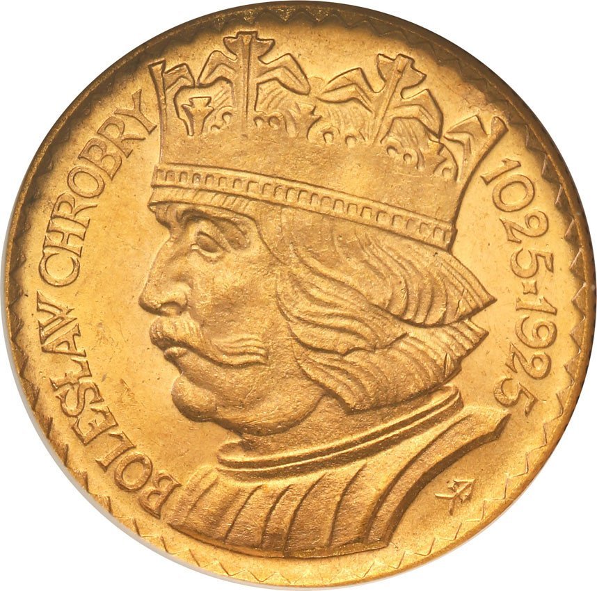 II RP. 10 złotych Bolesław Chrobry 1925 | archiwum.niemczyk.pl