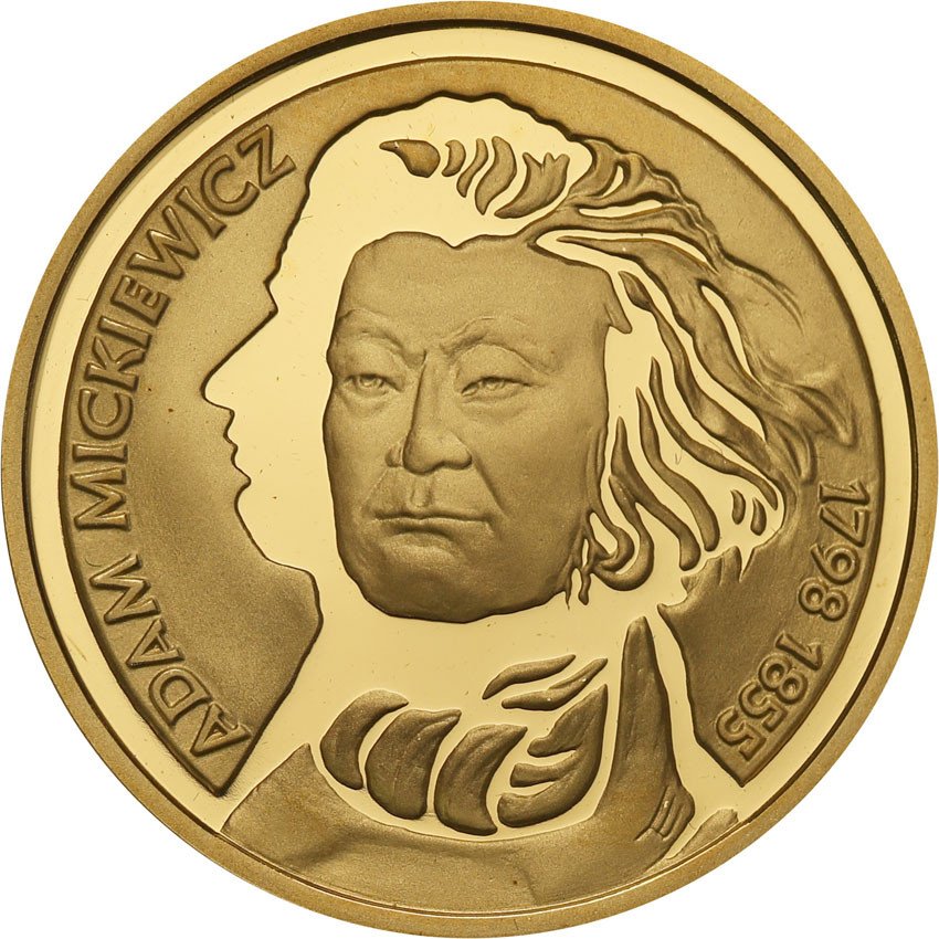 III RP. 200 złotych 1998 Adam Mickiewicz | archiwum.niemczyk.pl