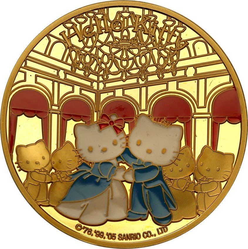 Francja. 50 Euro 2005 Hello Kitty | archiwum.niemczyk.pl