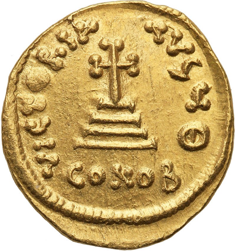 Bizancjum, Heraclius i Heraclius Constantinus. Solidus 616-625 ...