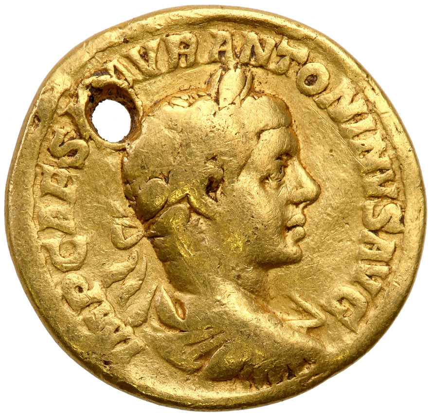 Cesarstwo Rzymskie. Elagabalus (218-222). Aureus | archiwum.niemczyk.pl