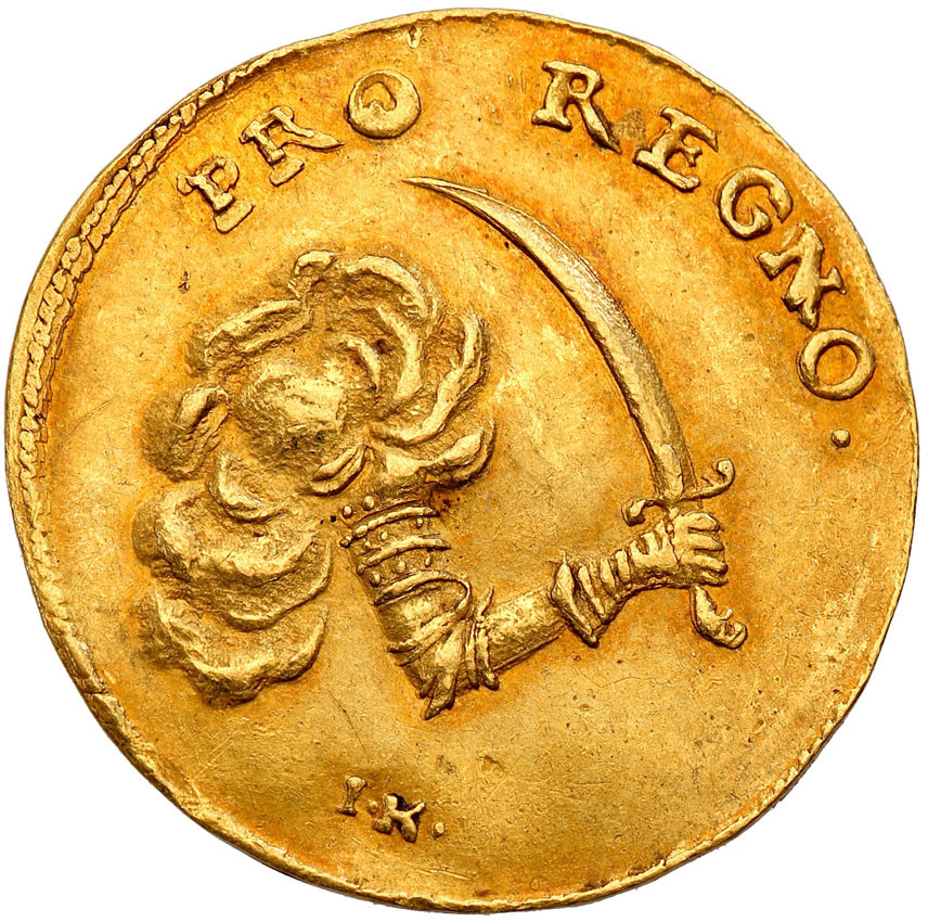 August II Mocny. Dukat koronacyjny 1697, Drezno | archiwum.niemczyk.pl