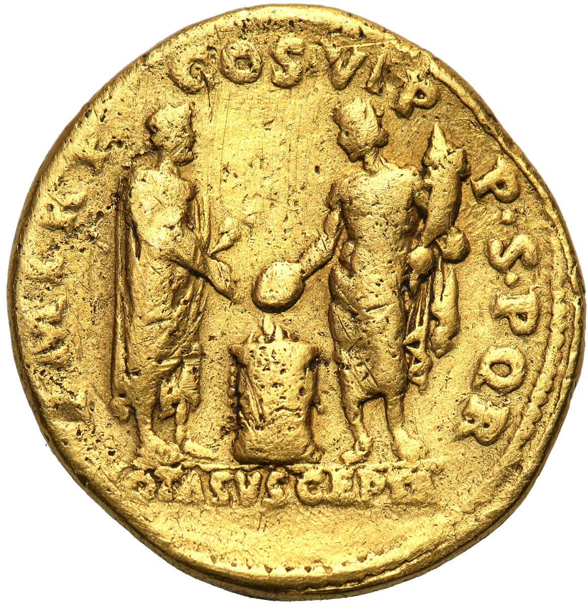 Cesarstwo Rzymskie, Trajan (98-117) r. n. e. Aureus | archiwum.niemczyk.pl
