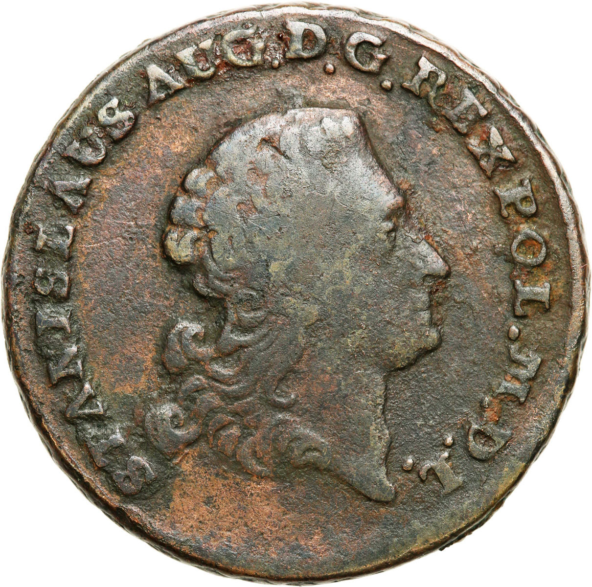 Stanisław August Poniatowski. Trojak (3 grosze) 1766 G, Kraków ...