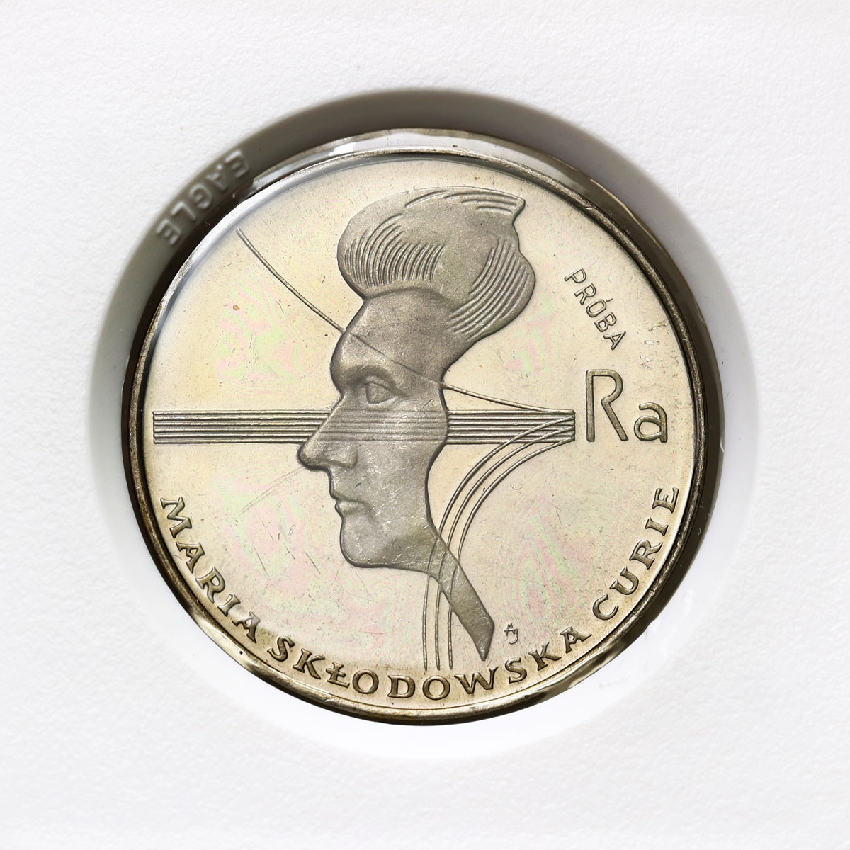 PRL. PRÓBA Nikiel 100 złotych 1974 – Maria Skłodowska-Curie | archiwum ...