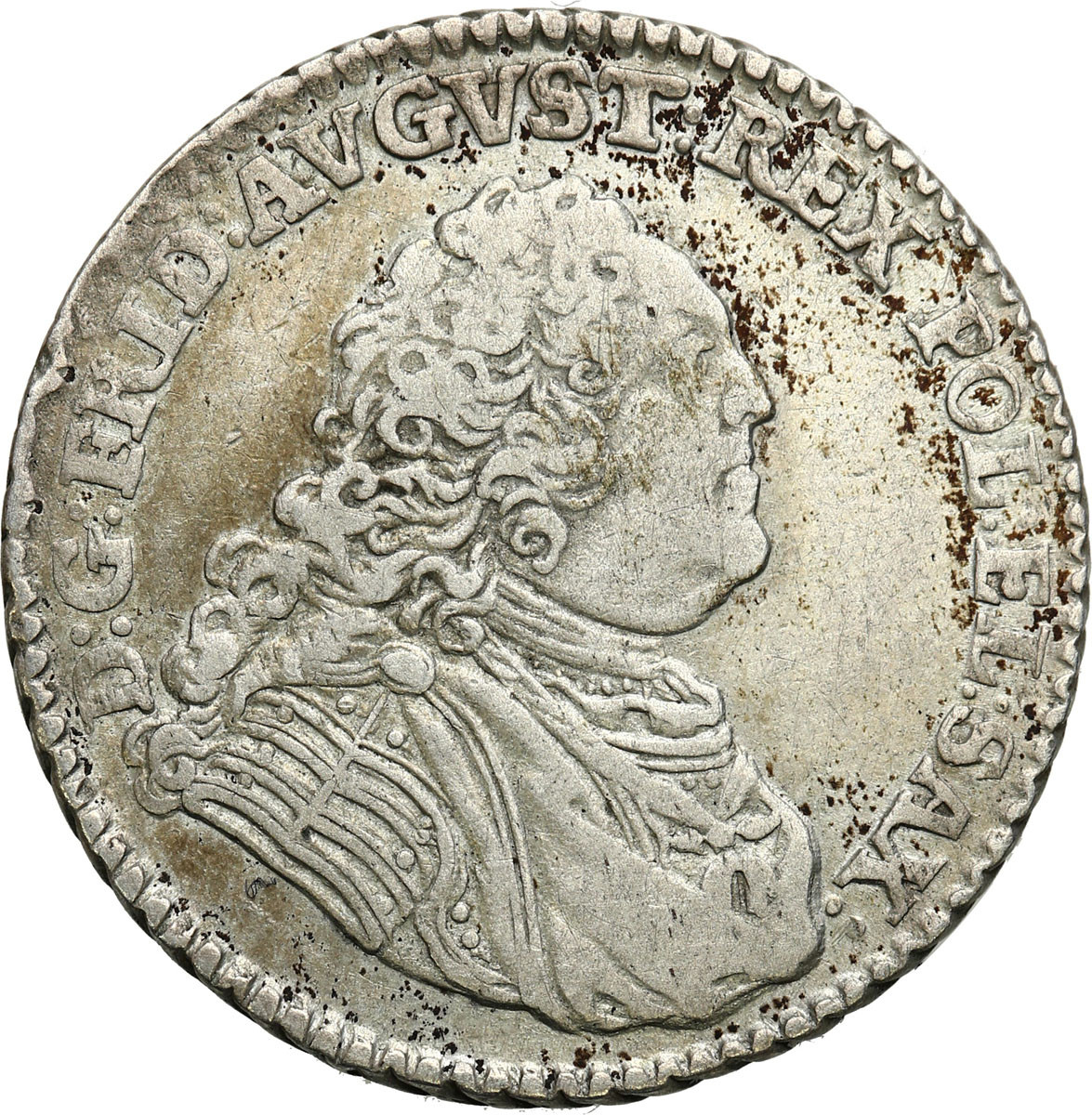 August III Sas. 1/6 talara (4 grosze) 1763 FWôF, Drezno | archiwum ...