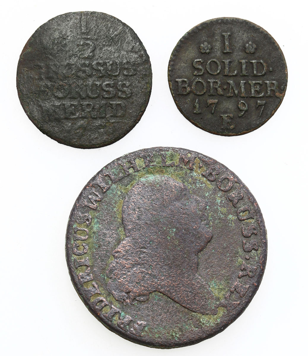 Zabór pruski, Prusy Południowe. Fryderyk Wilhelm II. Trojak 1797 ...