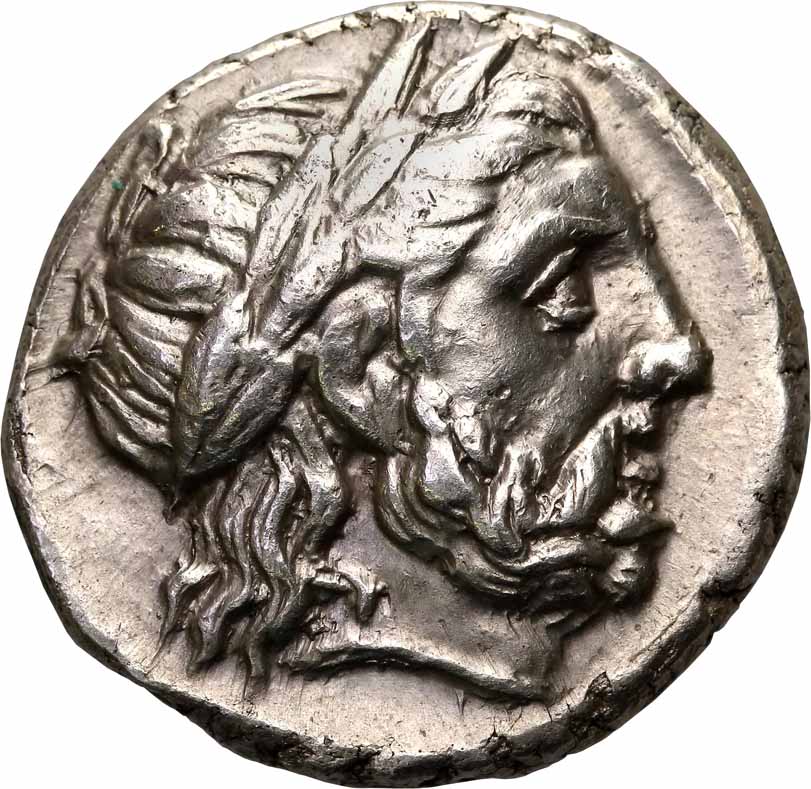Antyk. Grecja. Macedonia, Filip II 359-336 r. p.n.e., tetradrachma ...