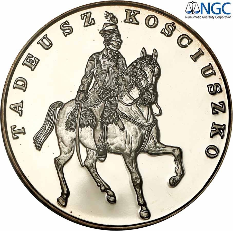 III RP. 200.000 złotych 1990 Kościuszko Duży Tryptyk NGC PF69 ULTRA ... III RP. 200.000 złotych 1990 Kościuszko Duży Tryptyk NGC PF69 ULTRA ...