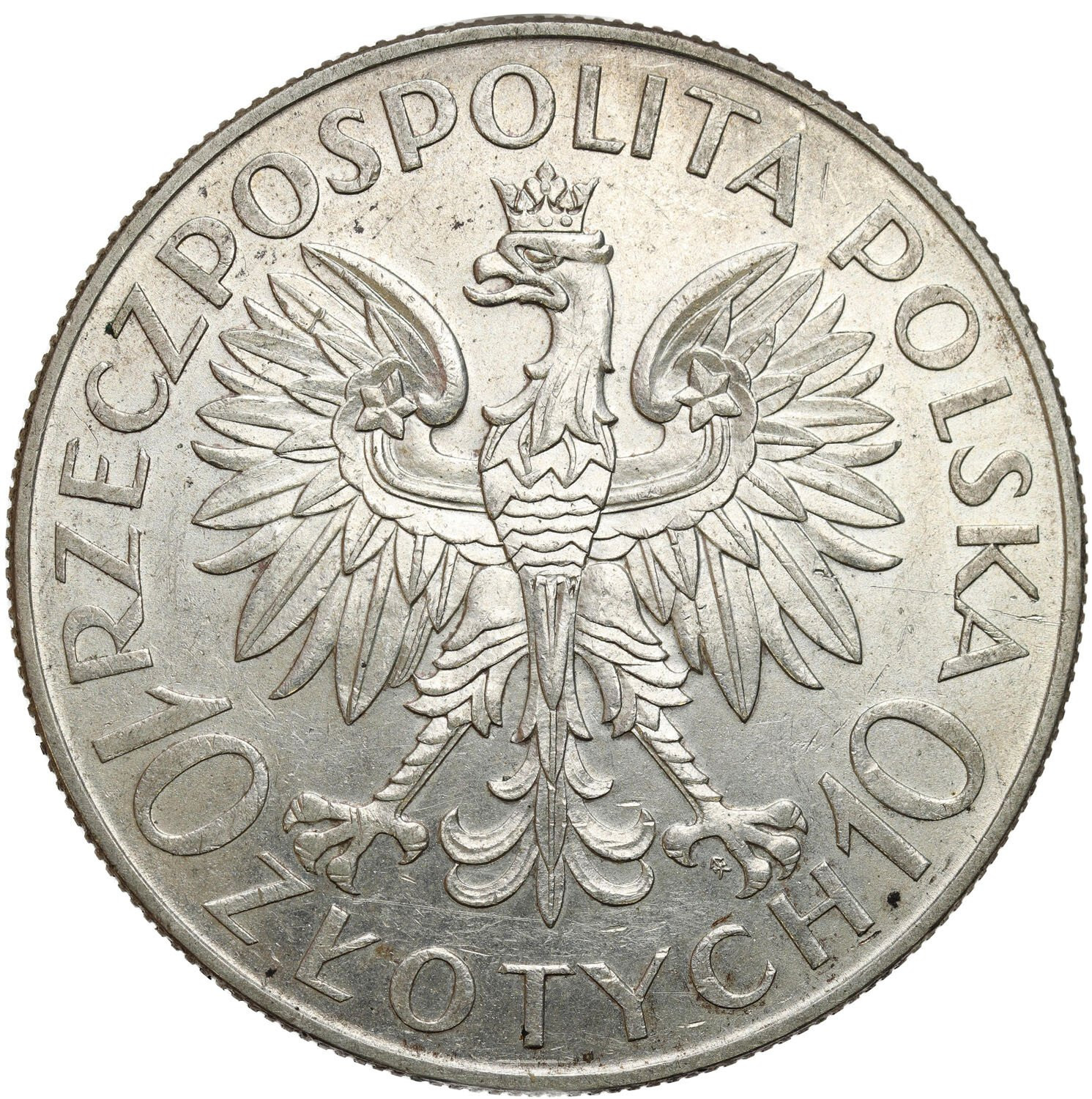 II RP. 10 złotych 1933 Traugutt - PIĘKNE | archiwum.niemczyk.pl