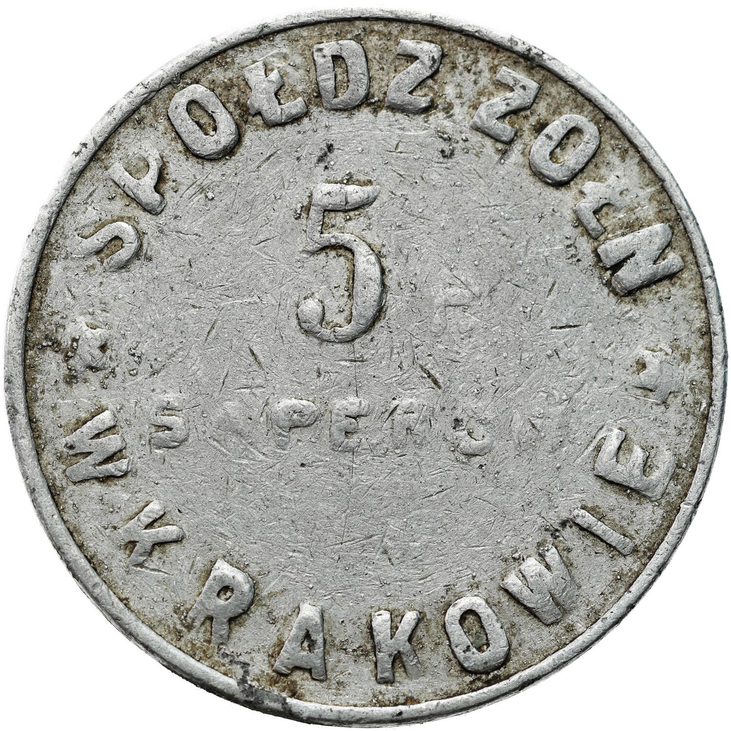 Kraków - 1 złoty Spółdzielni 5 Pułk Saperów - RZADKOŚĆ R7 | archiwum ...