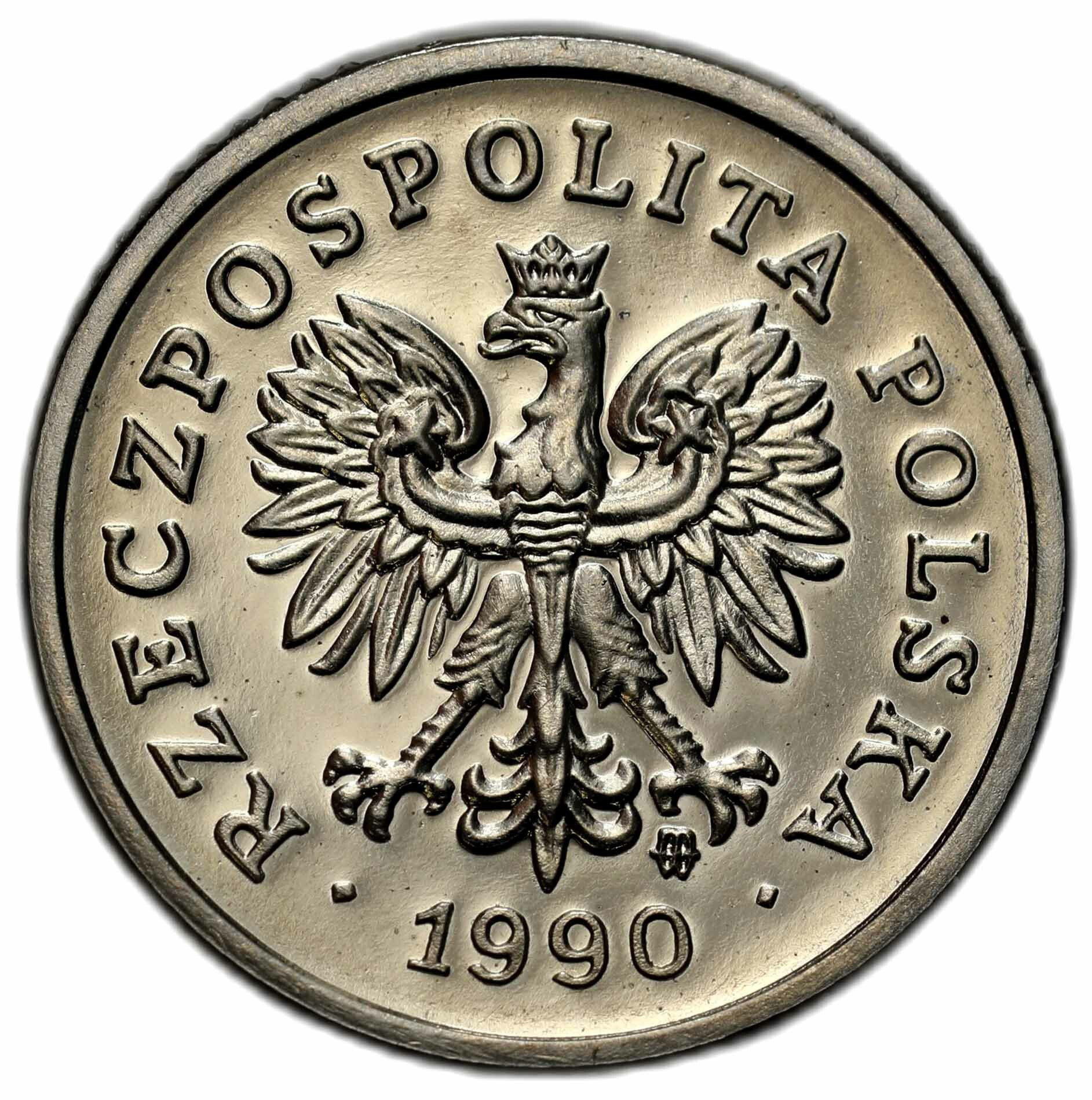 III RP. PRÓBA Nikiel 10 groszy 1990 | archiwum.niemczyk.pl