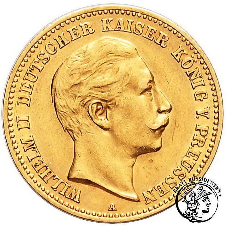 Niemcy Prusy Wilhelm II 10 Marek 1903 A st. 3+ | archiwum.niemczyk.pl