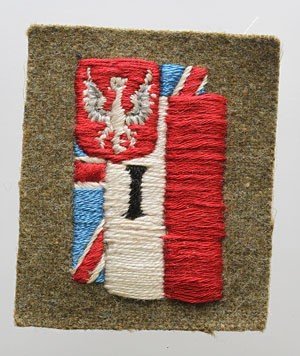 PSZnZ Oznaka Rozpoznawcza 1 Korpusu Polskiego | archiwum.niemczyk.pl