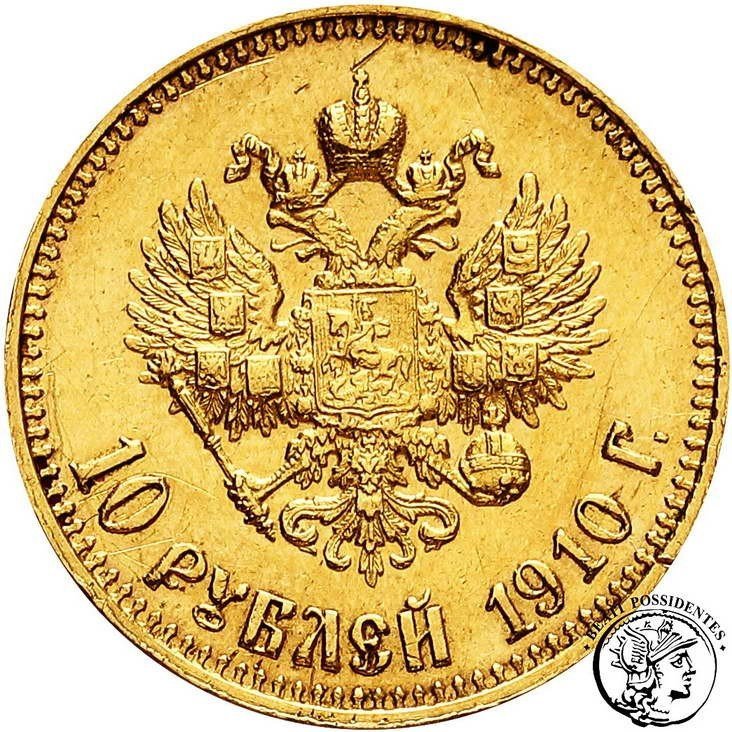Rosja Mikołaj II 10 Rubli 1910 st. 2- | archiwum.niemczyk.pl