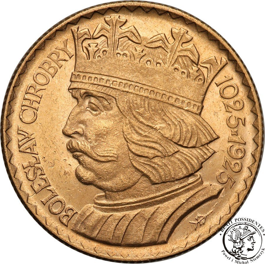 10 złotych 1925 Chrobry st.1 | archiwum.niemczyk.pl