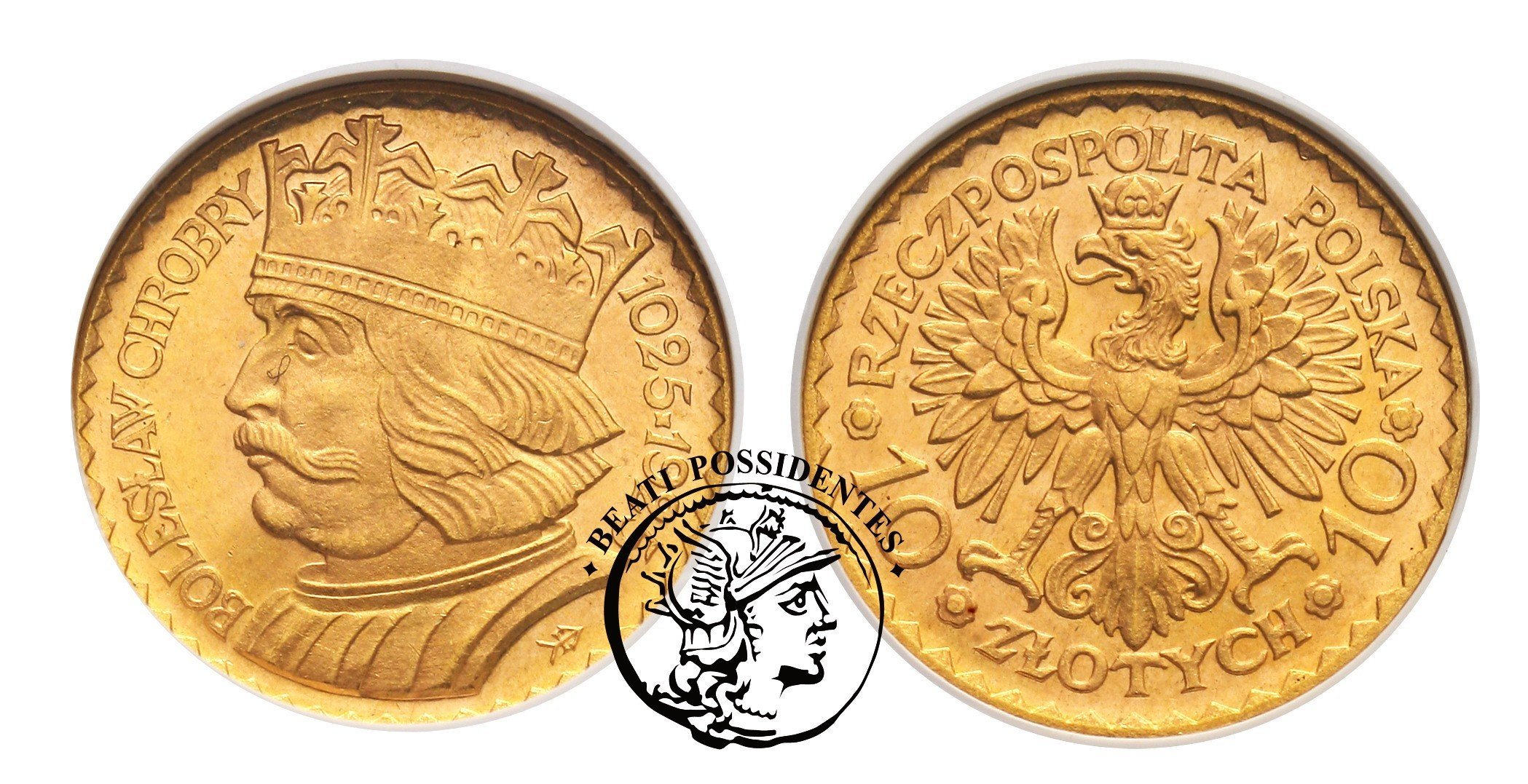 Polska II 10 złotych 1925 Chrobry ST. GCN MS 63 | archiwum.niemczyk.pl